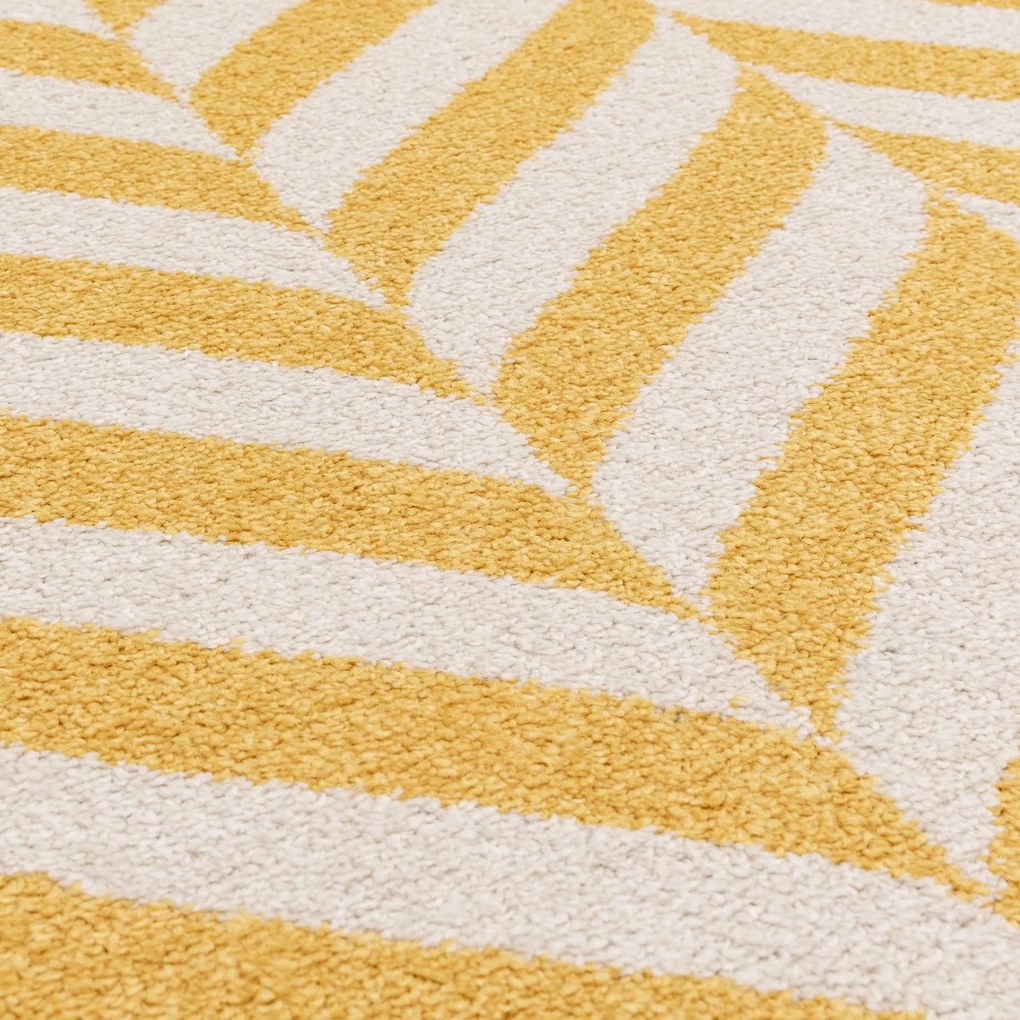 Tribeca Design Kusový koberec Jars Yellow Chevron Rozměry: 120x170 cm