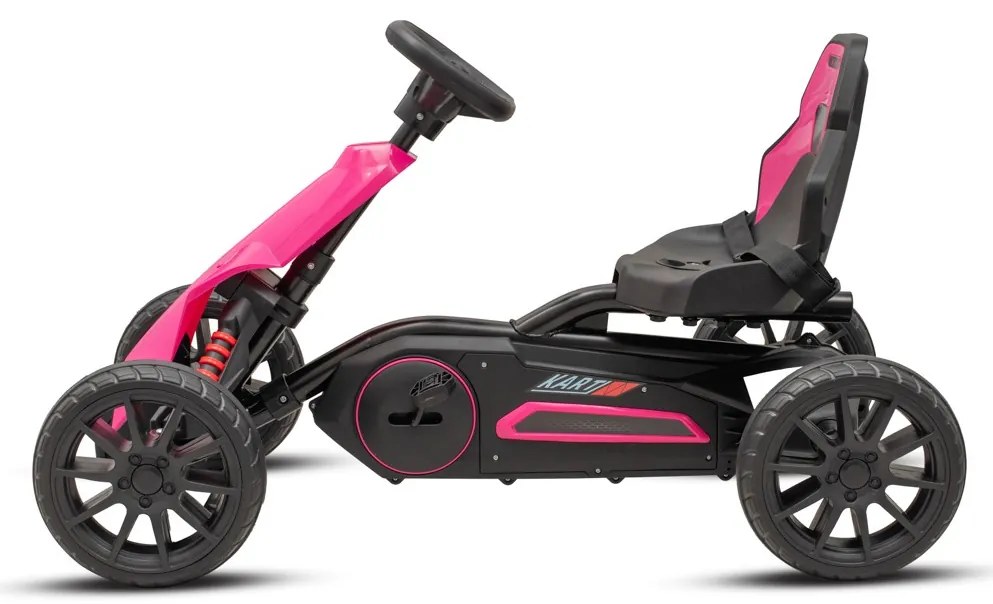 Dětská šlapací motokára Go-kart Baby Mix Speedster růžová