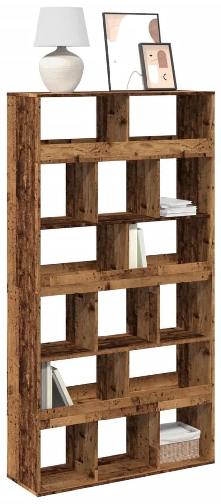 Knihovna old wood 100 x 33 x 187,5 cm kompozitní dřevo 3309382