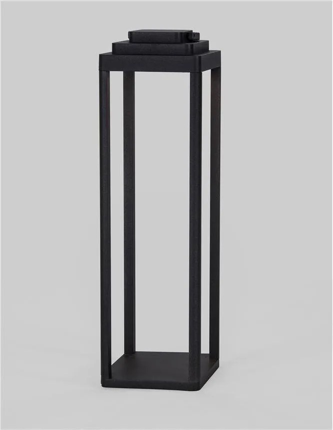 NV 9923500 Venkovní stolní lampa FIGI antracitový hliník LED 2W 3000K 5V DC 108st. IP65 dotykový vypínač / baterie / USB kabel / stmívatelné - NOVA LUCE