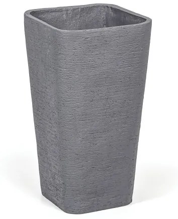 Květináč obdélníkový XXL, 41 x 41 x 75 cm, šedá