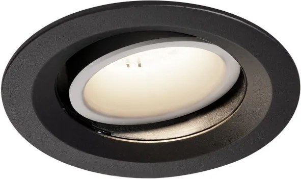 NUMINOS® MOVE DL M vnitřní LED zápustné stropní svítidlo černá/bílá 4000 K 40° otočné a výkyvné - BI