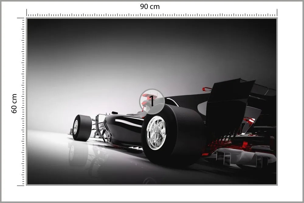 Fototapeta Vůz F1 Zezadu Strukturální vinyl 520x318