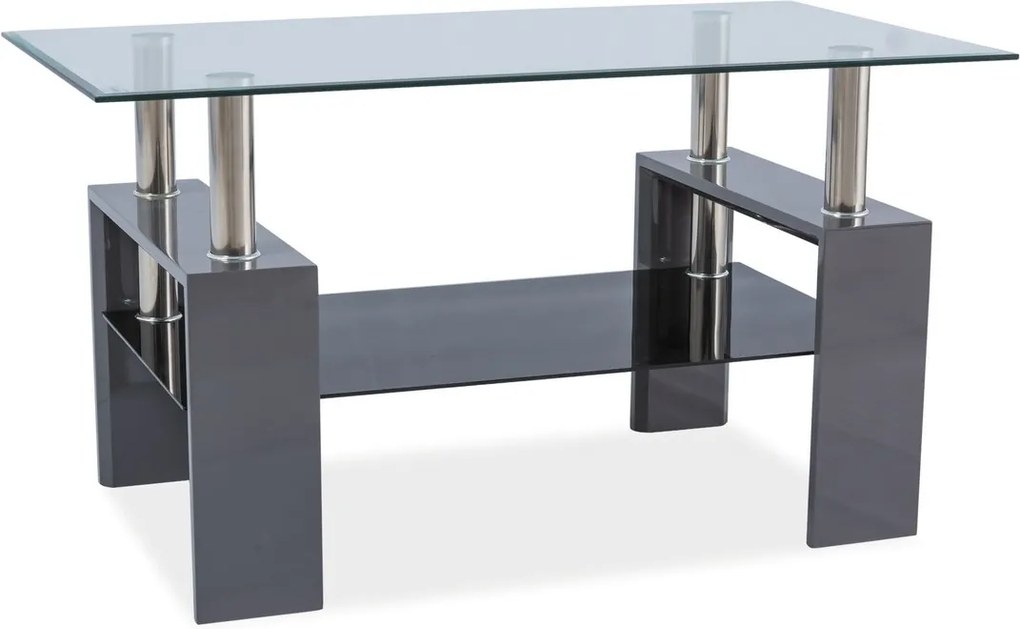 Casarredo Konferenční stolek LISA III - šedý lak