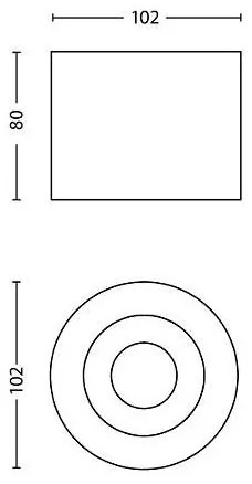 Philips 53300/31/16 - LED Stmívatelné bodové svítidlo PHASE 1xLED/4,5W/230V