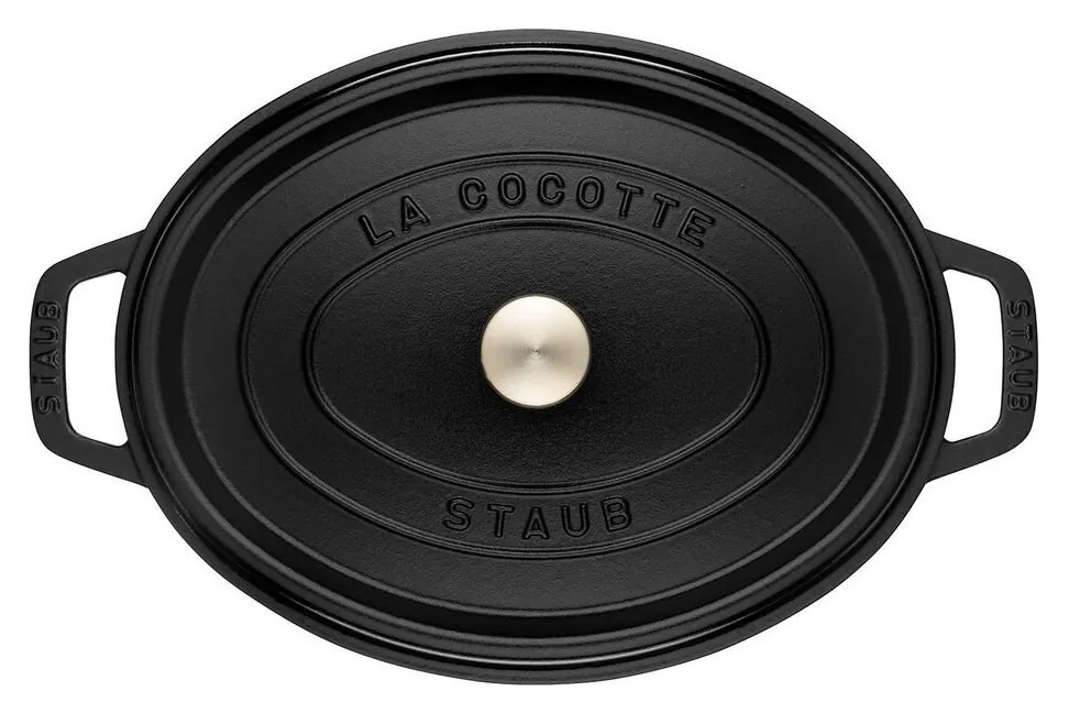 Staub Cocotte hrnec oválný 41 cm/12 l černý, 40509-509