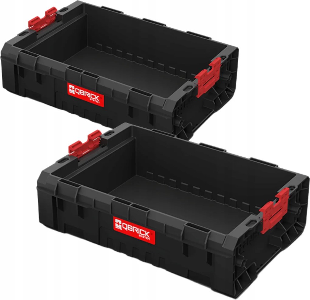 Qbrick System Pro Box 2.0 130 otevřený plastový box na nářadí 9 l x2