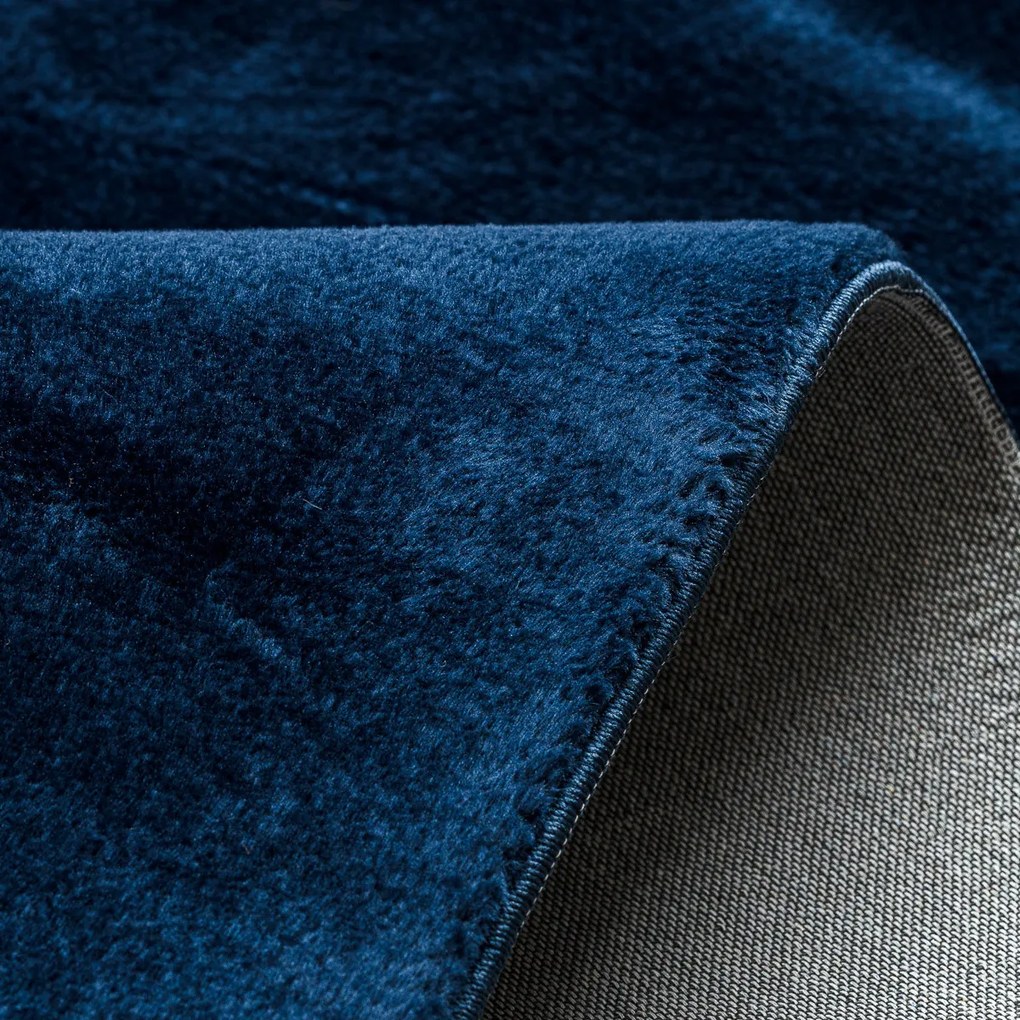 Dywany Łuszczów, Kusový koberec Visco Rabbit Dark blue 10, 200x290, modrá, dětský pokoj