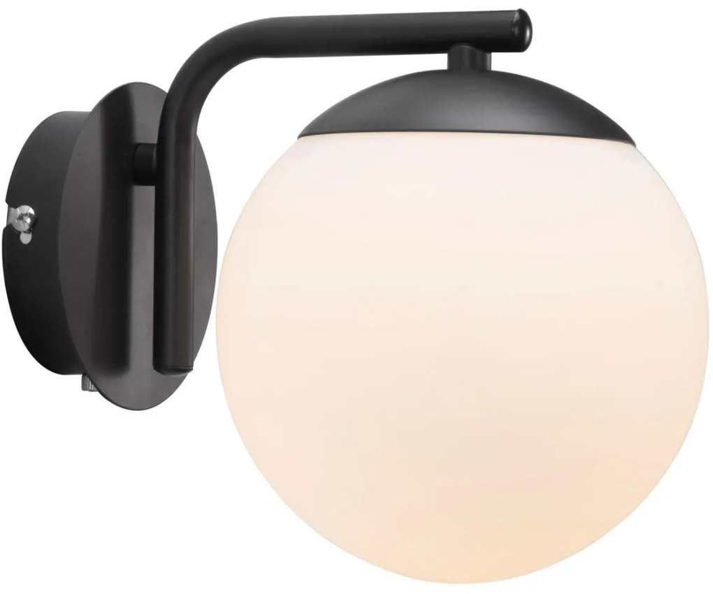 Nordlux - Nástěnná lampa GRANT 1xE14/40W/230V černá