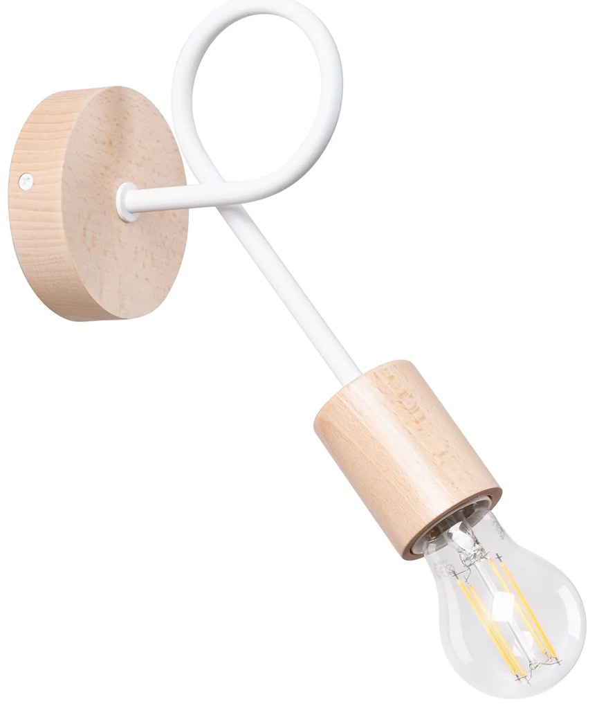 Sollux Lighting Nástěnné svítidlo EMBER bílé