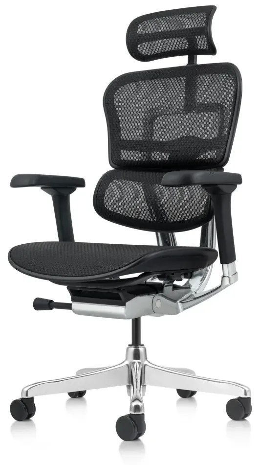 Office Pro Kancelářská ergonomická židle SIRIUS Q24 NEO – celosíť, černá, nosnost 150 kg, záruka 3 roky