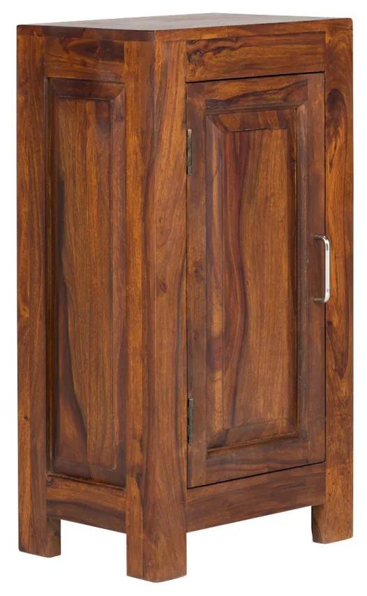 Skříňka do koupelny Suri 40x80x35 z indického masivu palisandr Ořech