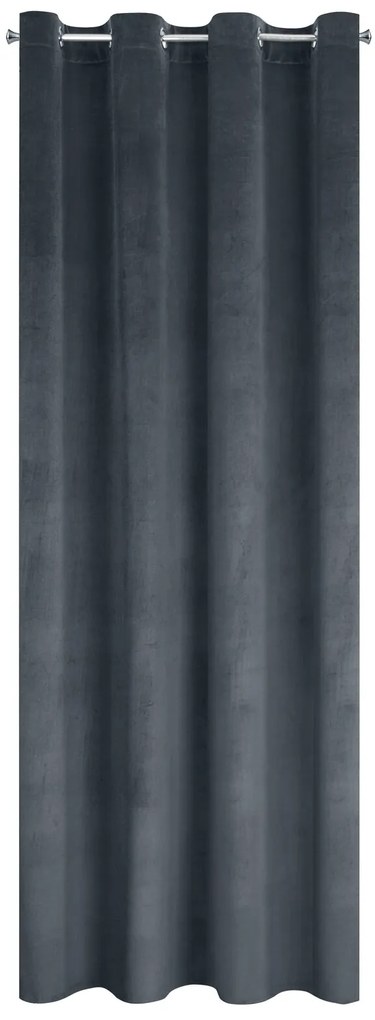 ZATEMŇOVACÍ ZÁVĚS NA KROUŽCÍCH ANTARA 140X270 CM GRAFITOVÁ