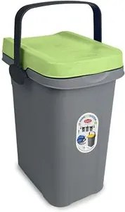 STEFANPLAST Odpadkový koš Home Eco System 7 l, zelený