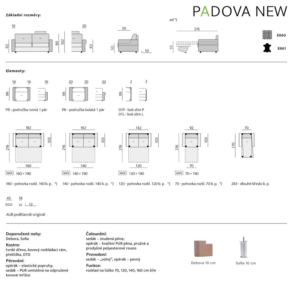 Sedací souprava PADOVA NEW český výrobek