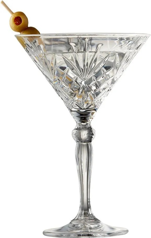 Křišťálové skleničky v sadě 4 ks na koktejly 210 ml Melodia – Lyngby Glas