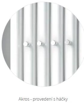 Isan Akros koupelnový radiátor S HÁČKY 1800/350 SP DAKH18000350 Barva ISAN: Světle šedá - struktura S37 (49)