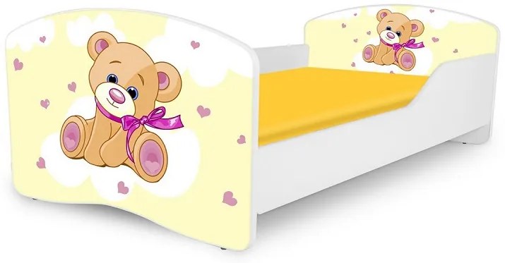 Dětská postel Míša - rainbow - Rozměry postele délka 160 x šířka 80