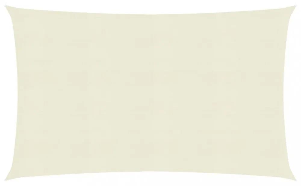 Stínící plachta obdélníková HDPE 2,5 x 3,5 m Dekorhome Bílá