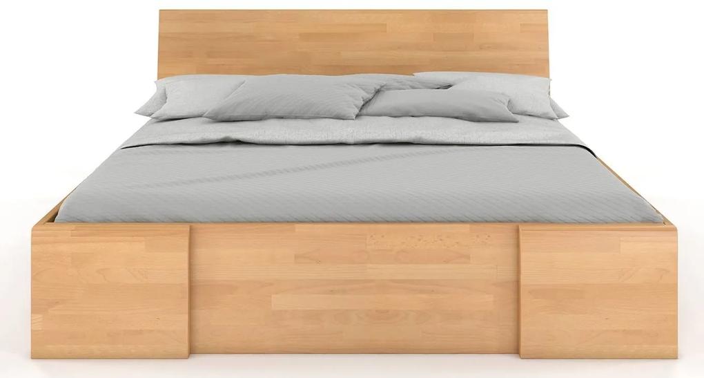 Buková postel s úložným prostorem - Hessler Drawers   ,  200x200 cm