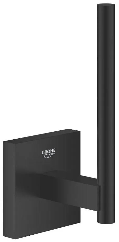GROHE 409792430 - Držák rezervního toaletního papíru START CUBE 13,4x6 cm černá