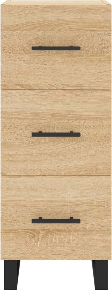 Skříň highboard dub sonoma 34,5 x 34 x 180 cm kompozitní dřevo 3198876