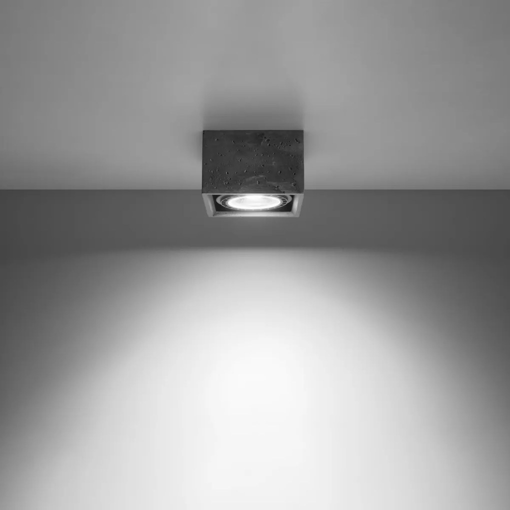 Sollux Lighting Stropní svítidlo QUATRO 1 beton
