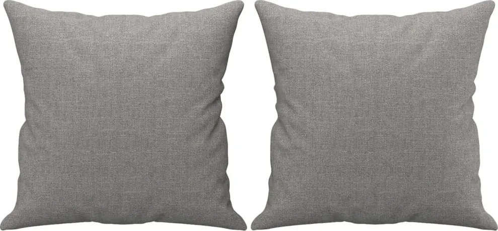 vidaXL Dekorační polštáře 2 ks 40 x 40 cm textil [349471] Barva: Tmavě šedá