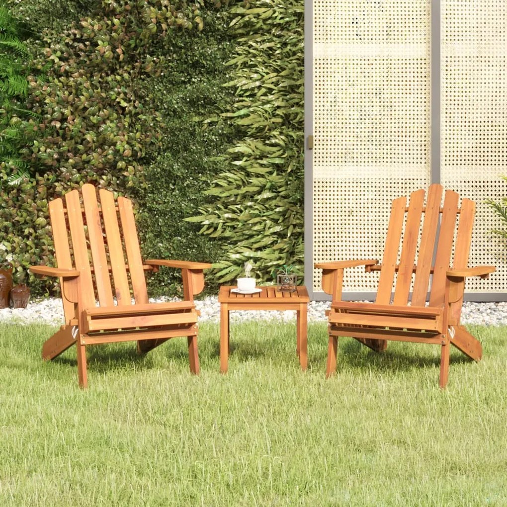 3dílná sada zahradního nábytku Adirondack masivní akácie 3152121