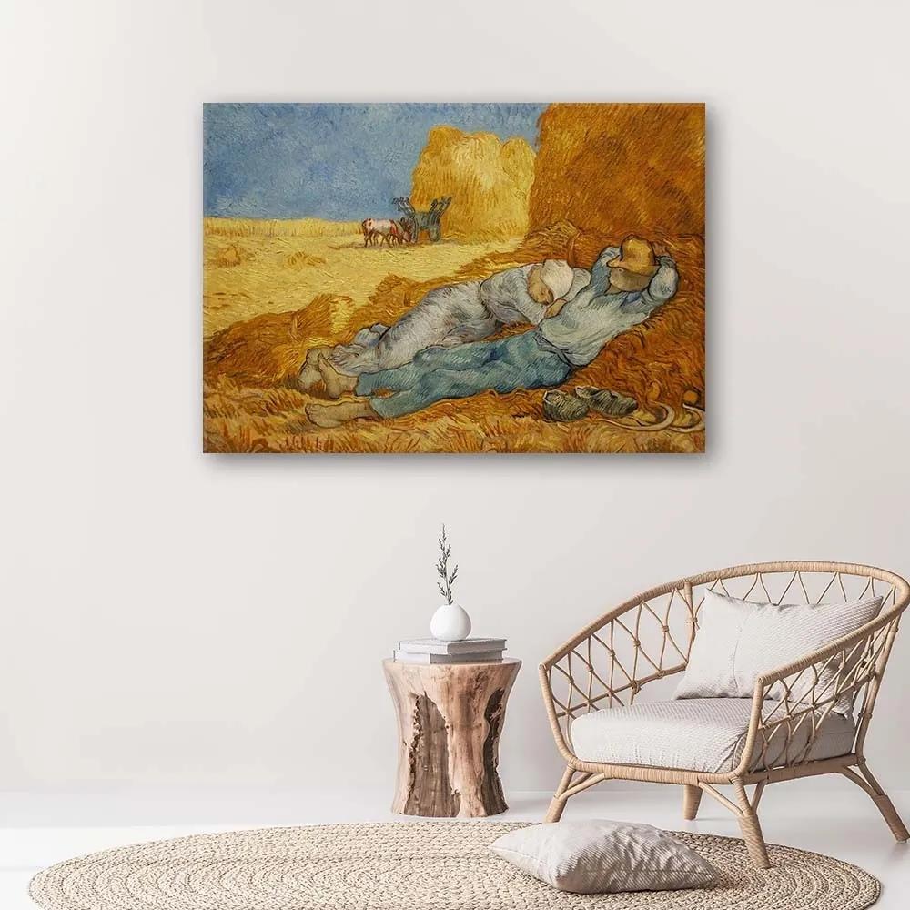 Obraz na plátně, REPRODUKCE Siesta V. van Gogh - 120x80 cm