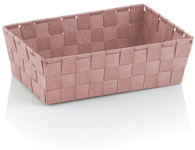 KELA Košík Alvaro plast starorůžová 30x21 cm KL-24352