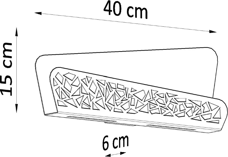 Sollux Lighting Nástěnné svítidlo ALIZA bílé