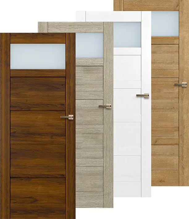 Interiérové dveře vasco doors BRAGA model 2 Průchozí rozměr: 70 x 197 cm, Orientace dveří: Levé dveře, Dekor: Dub Santa