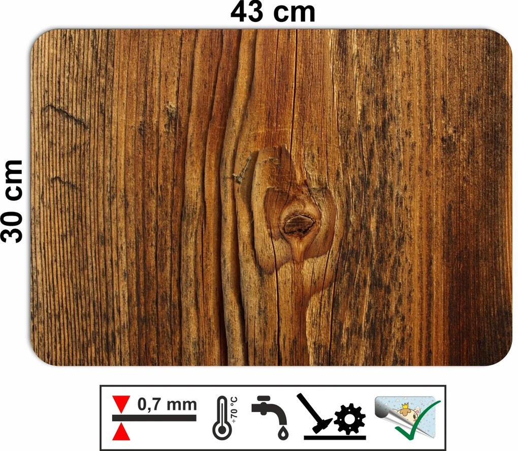 PokojovaDekorace.cz, Prostírání - 112, Imitace dřeva, 43x30cm