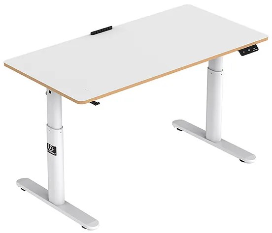 Lama Plus Elektricky výškově stavitelný stůl pro děti PULSAR — 120 cm, bílá