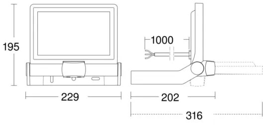 Steinel 065249 - LED Reflektor se senzorem XLED ONE LED/18,6W/230V IP44