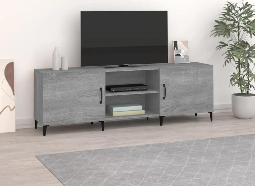 vidaXL TV skříňka 150 x 30 x 50 cm kompozitní dřevo [812633] Barva: Betonová šedá