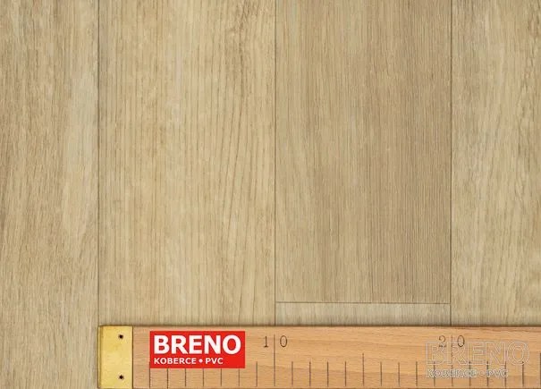Breno PVC POLARIS Natural Oak 226M – světlé dřevo, šíře 300 cm