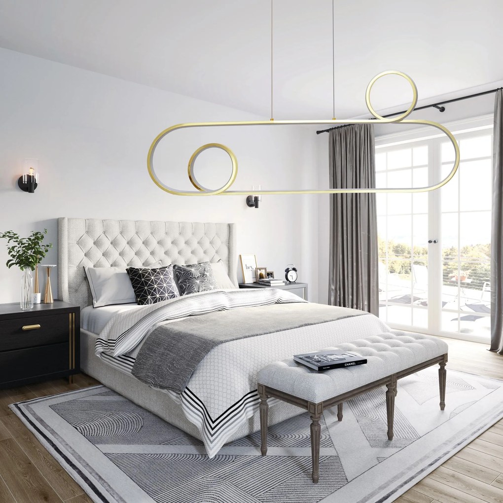 Toolight - LED závěsné svítidlo APP809-CP GOLD, zlatá, OSW-09850