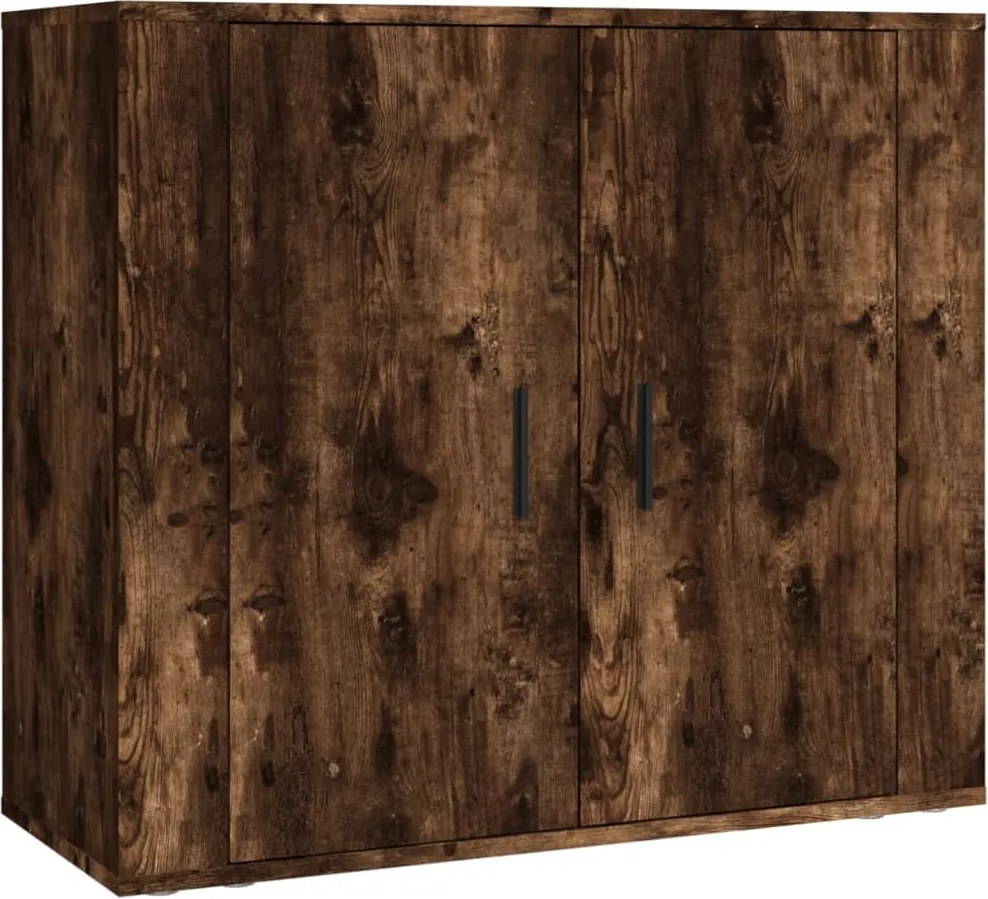 Skříň highboard kouřový dub kompozitní dřevo 3185364