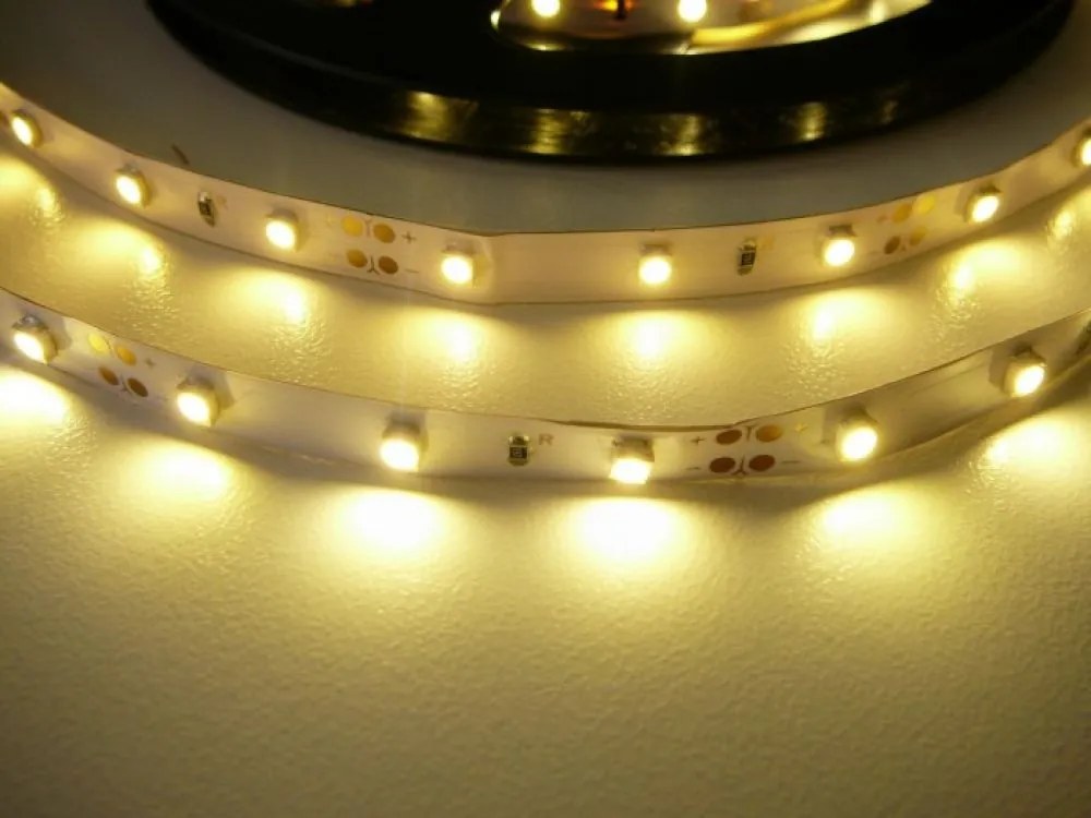 T-LED LED pásek 4,8W/m 12V bez krytí IP20 Economy Barva světla: Teplá bílá 07146
