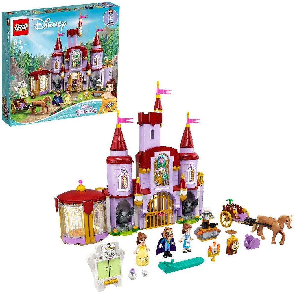 Lego stavebnice lego i disney princess 43196 zámek krásky a zvířete