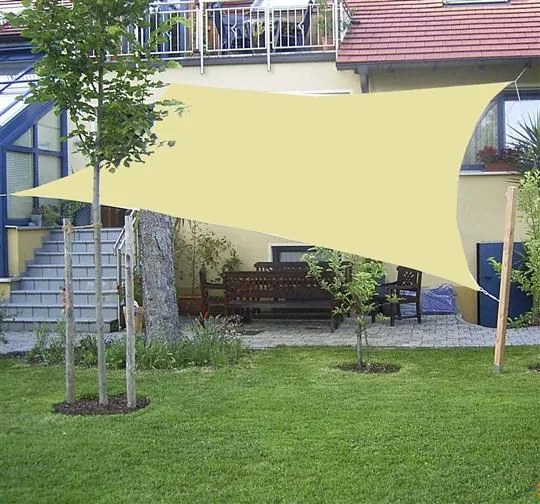 Sluneční plachta hanSe® 5x5m (Písková)