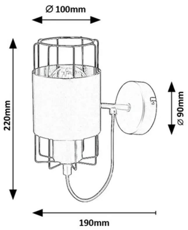 Rabalux 3123 nástěnná lampa