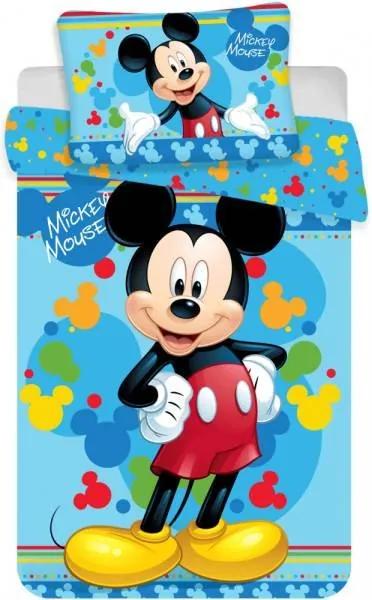 Javoli Dětské bavlněné povlečení Disney Mickey 100×135cm, 40×60 cm