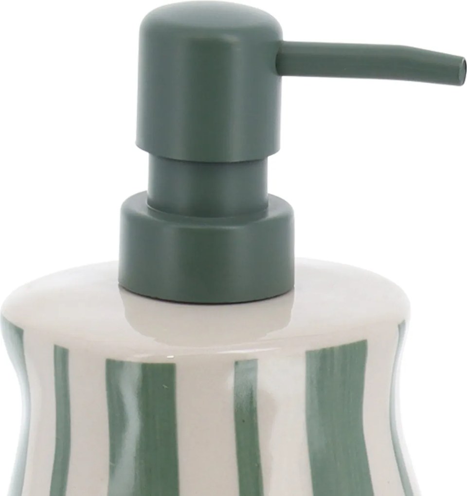 Dávkovač mýdla Nola, kombinace barev/se zelenými prvky, 350 ml