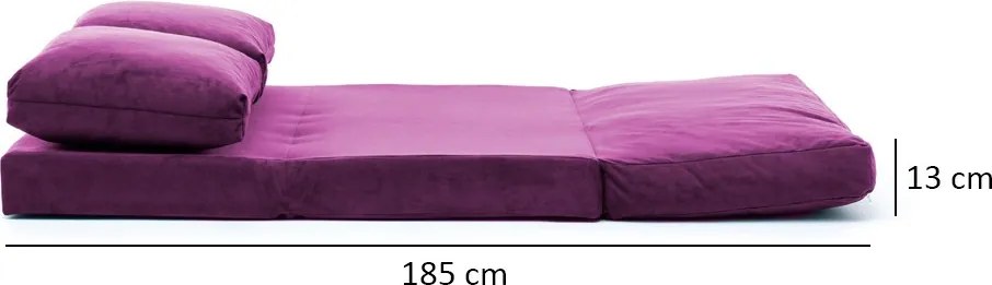 Dvoumístná futonová rozkládací pohovka Taida - výběr z 4 provedení
