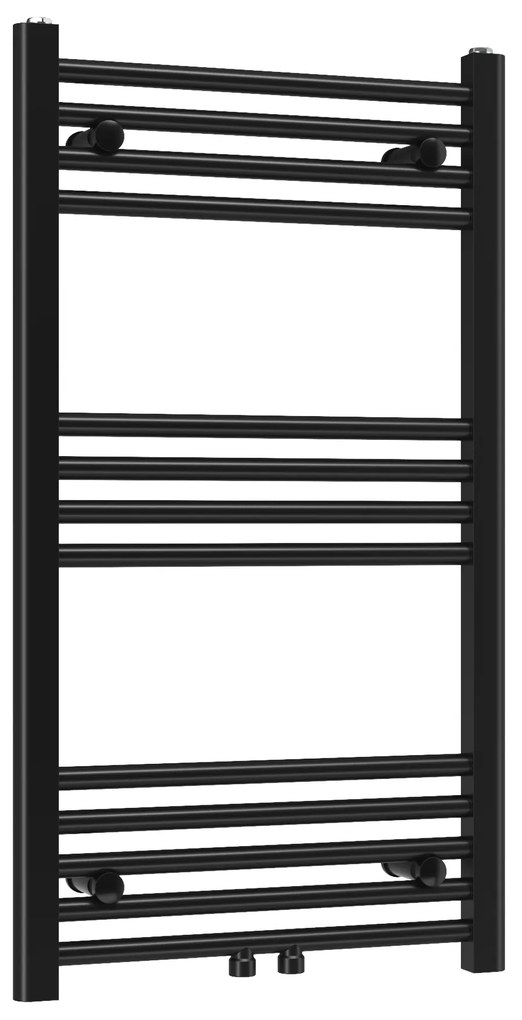 Erga Simple, topné těleso 900x500 mm, 357 W, černá, ERG-LAV-SIMP-9050-BK