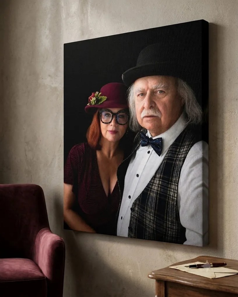 Foto obraz z vlastní fotky na plátno – Veselý ilustrovaný styl Rozměry obrazu: 20 x 30 cm