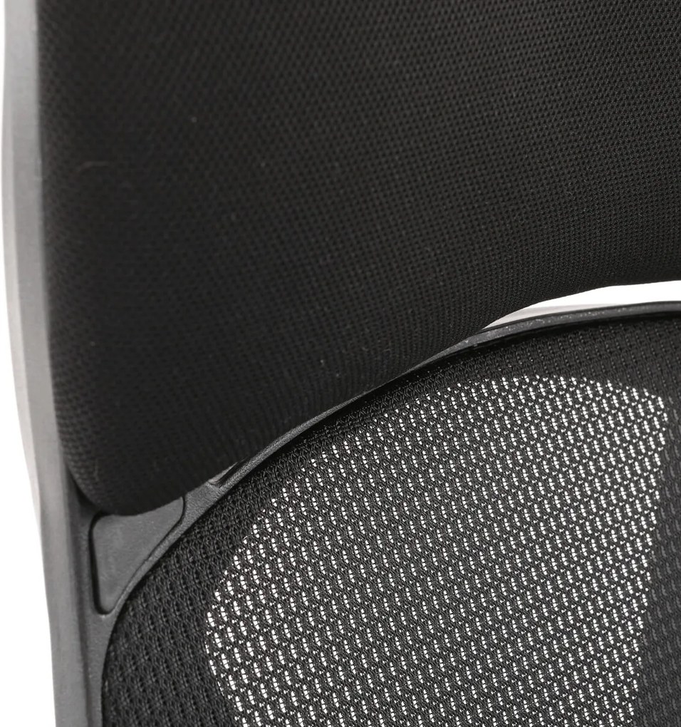 Ergonomická kancelářská židle VIGELTI - černá síťovina